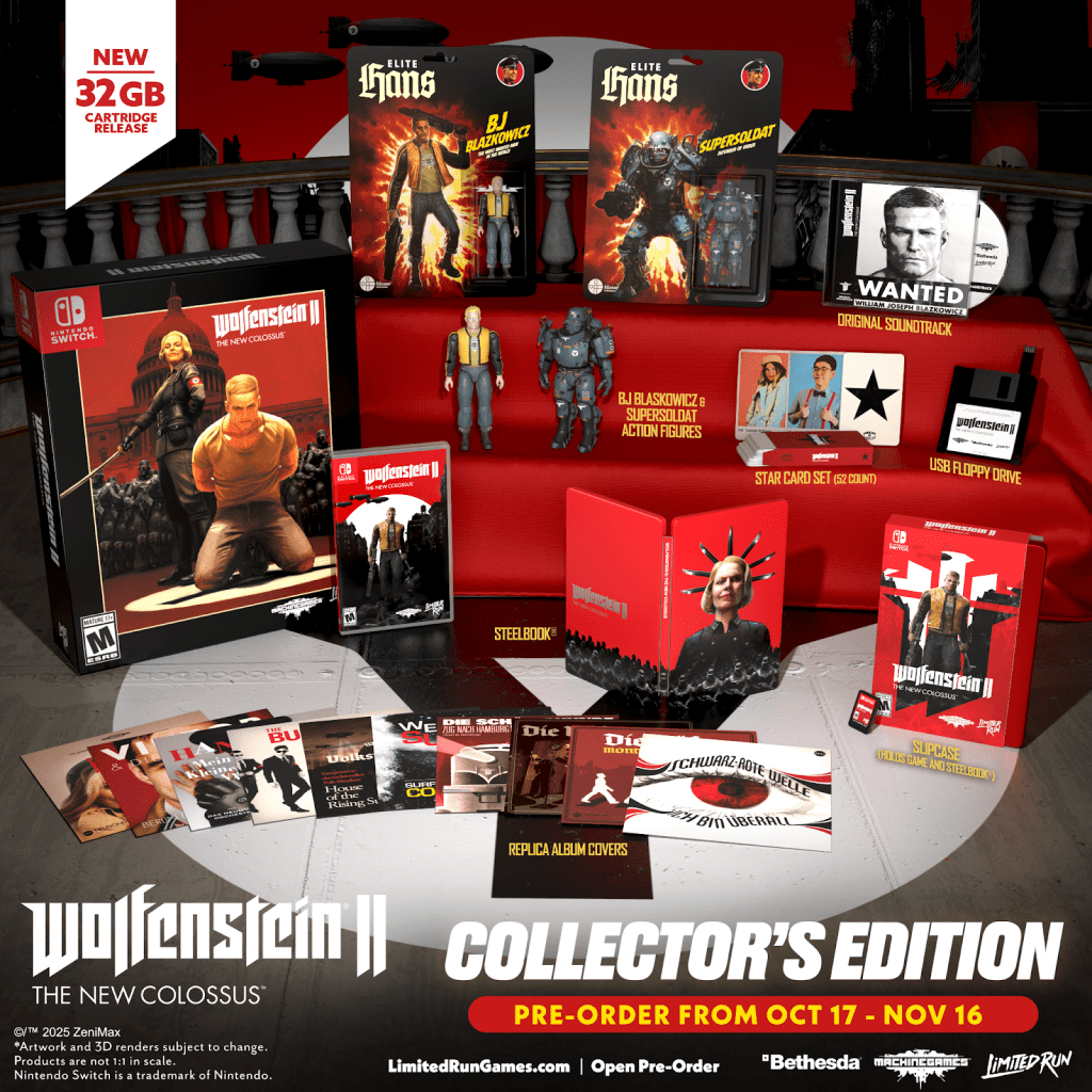 'Wolfenstein II: The New Colossus' Nintendo Switch Physical Editions ...