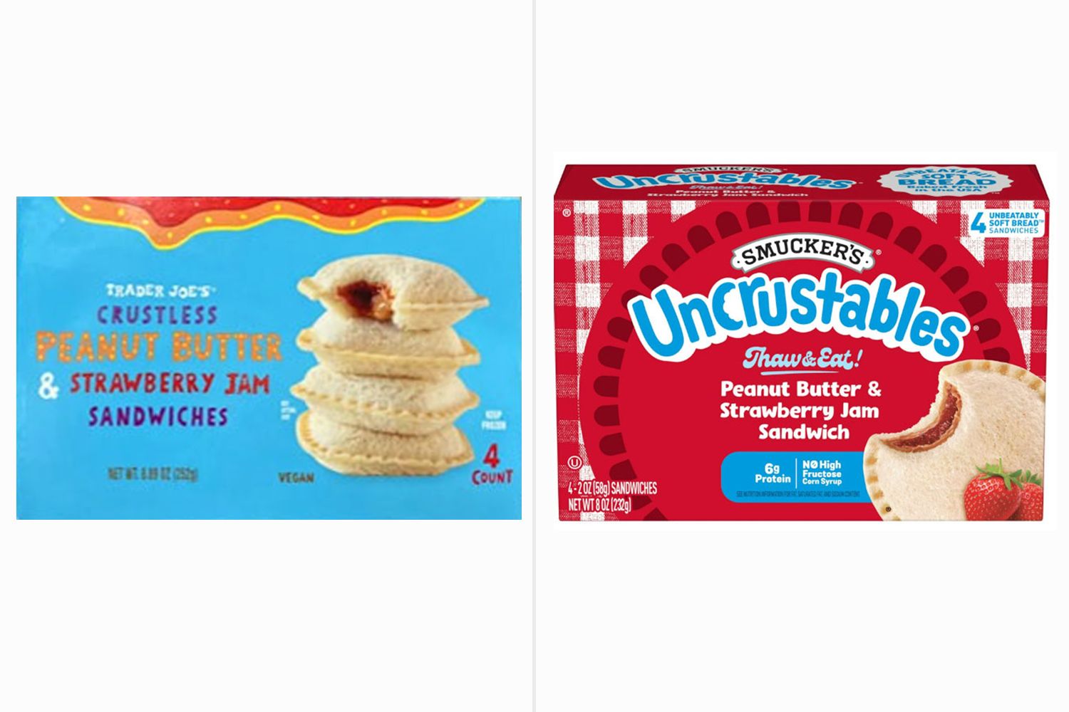 Smucker's Sues Trader Joe's For 'Copy Cat' Uncrustable Packaging