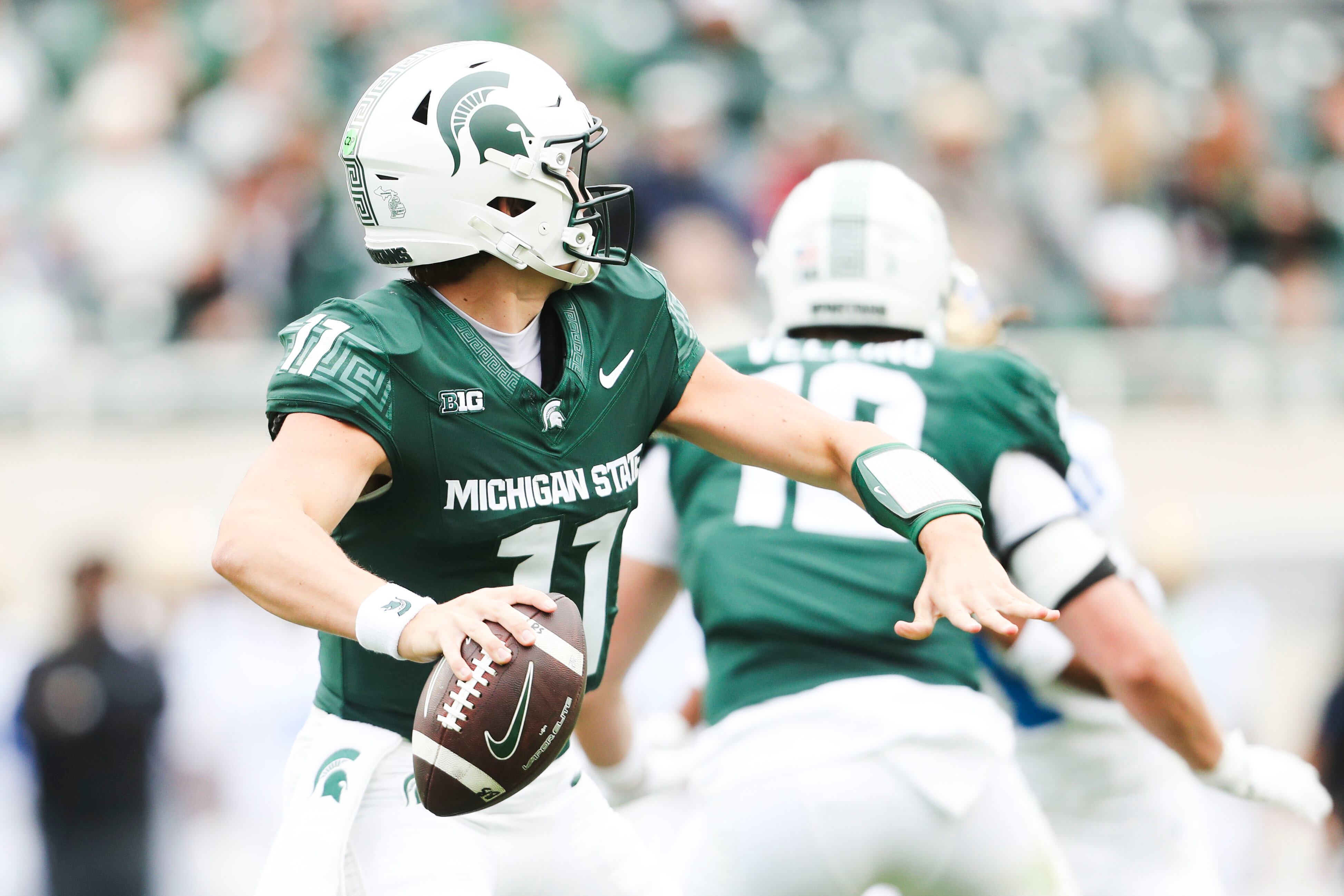 Michigan State confident in backup QB if Aidan Chiles can’t play at No. 3 Indiana