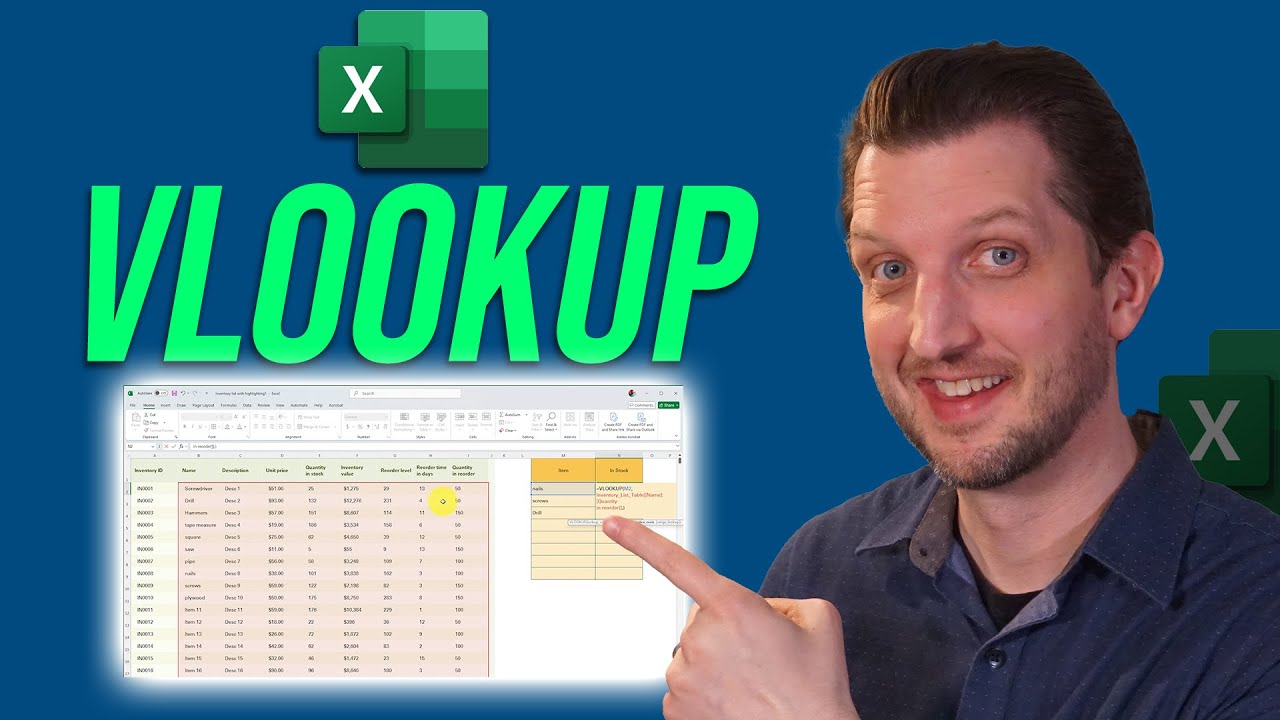 How to Use VLOOKUP in Excel – Step-by-Step for Beginners