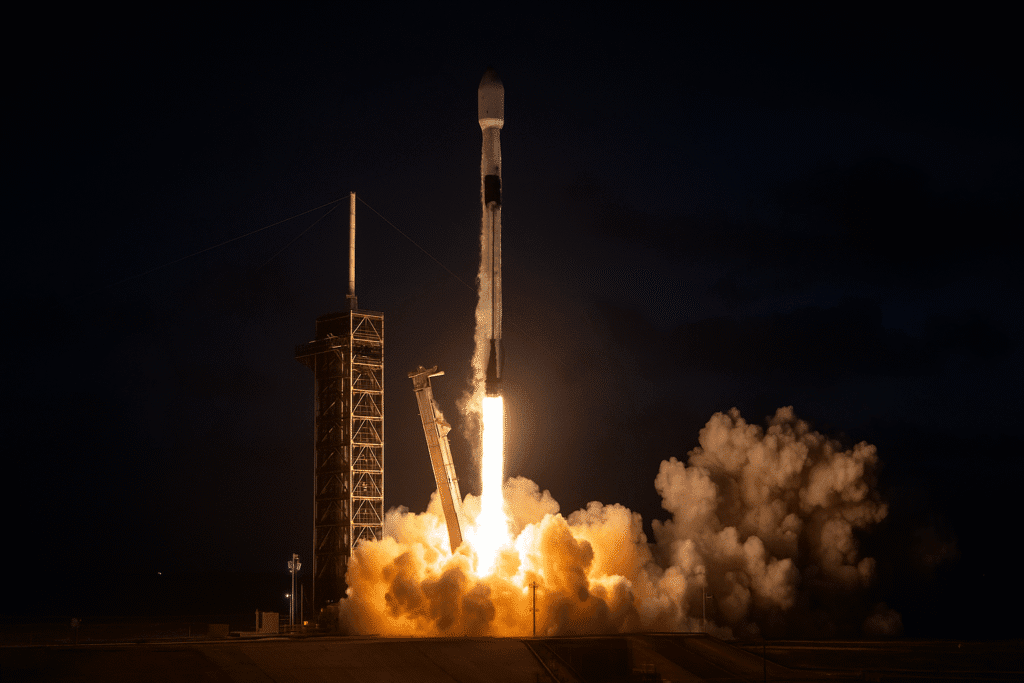 SpaceX launches Amazon KF-03 satellite mission from Florida to expand ...