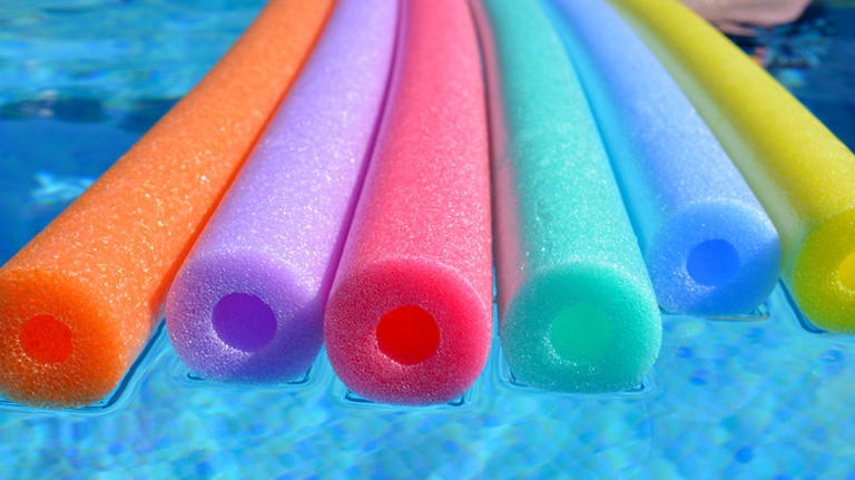 This Ingenious DIY Bar Cabinet Flip Uses Pool Noodles For A Luxurious Look