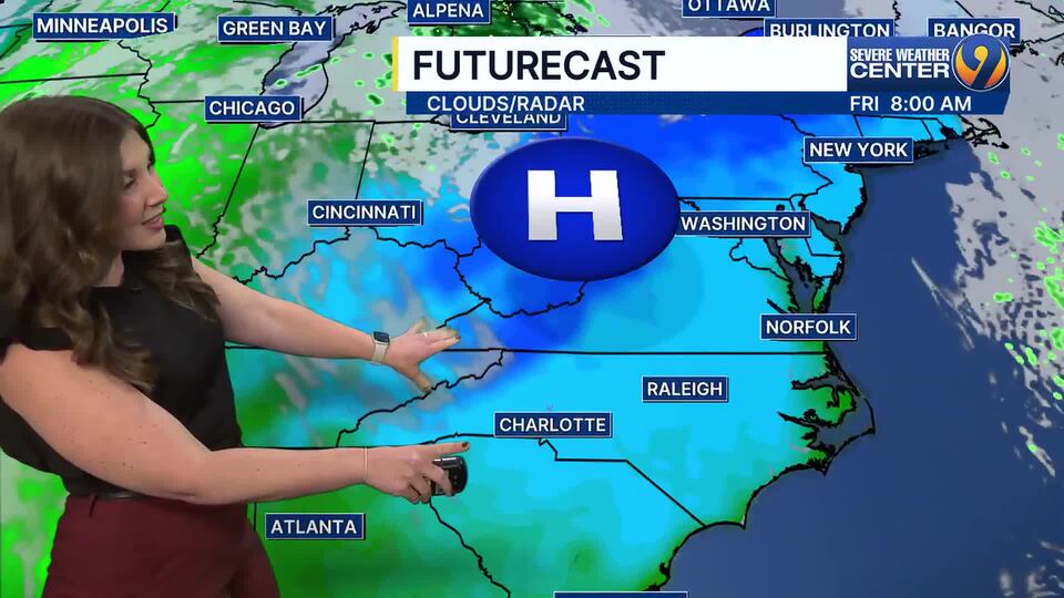 Wednesday afternoon's forecast with Meteorologist Danielle Miller
