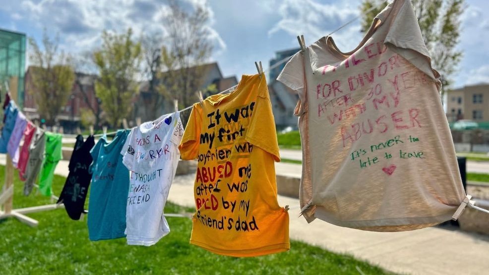 Clothesline Project returns to Iowa City with survivor-made display at ...