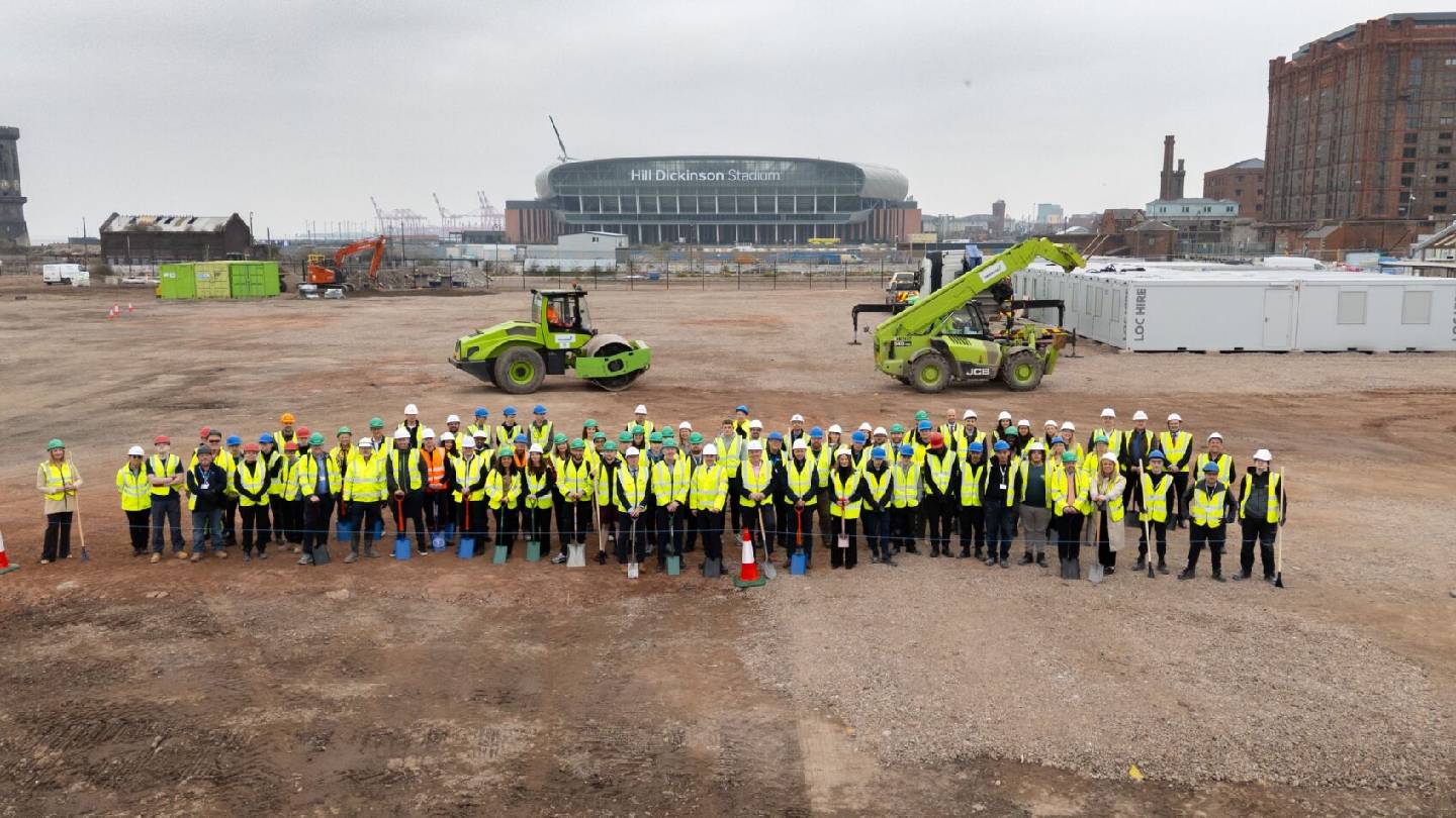 Construction begins on Central Docks area of Liverpool Waters