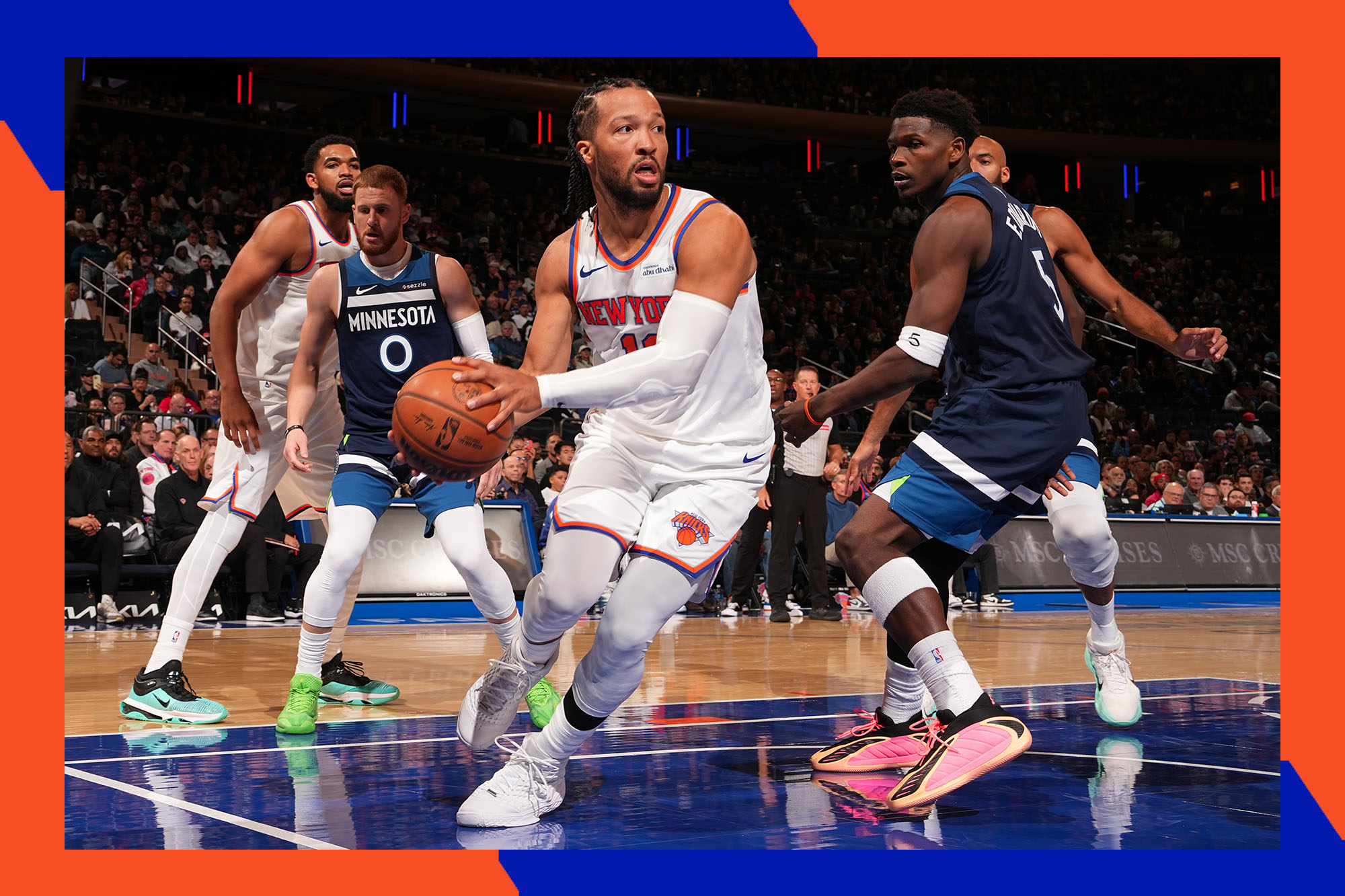 How much are tickets to see Jalen Brunson and the Knicks at MSG in 2025-26?