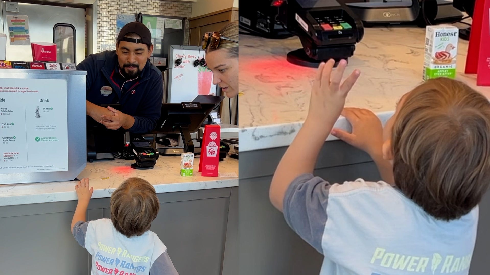 Boy who is deaf signs his name for the first time after cashier’s ASL ...
