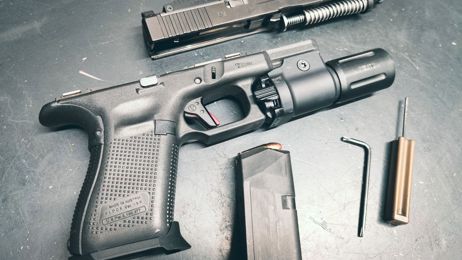 Pistols that need constant part swaps to survive a season