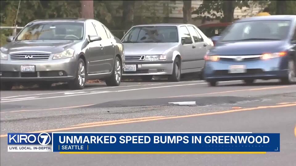 VIDEO: Unmarked speed bumps in Greenwood