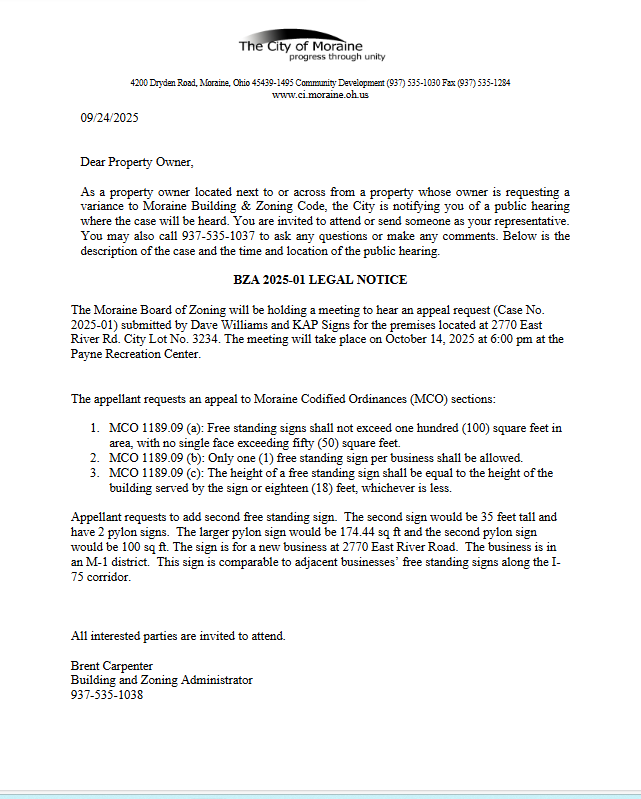 TNT Fireworks planning Moraine location