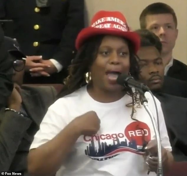 Trump hails 'beautiful black women' strutting Chicago in MAGA hats