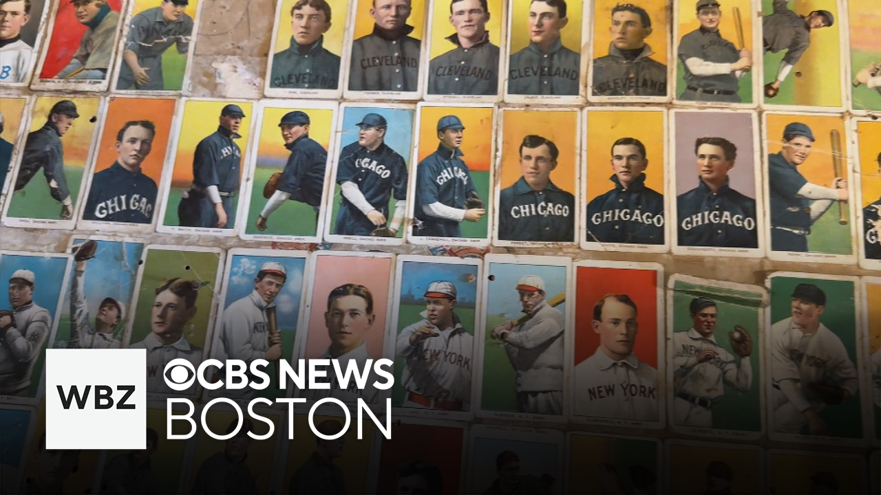 Antique collector selling rare baseball cards found glued to wooden ...