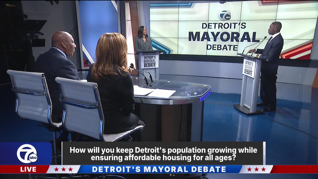 Detroit mayoral debate: Population growth and affordable housing for ...
