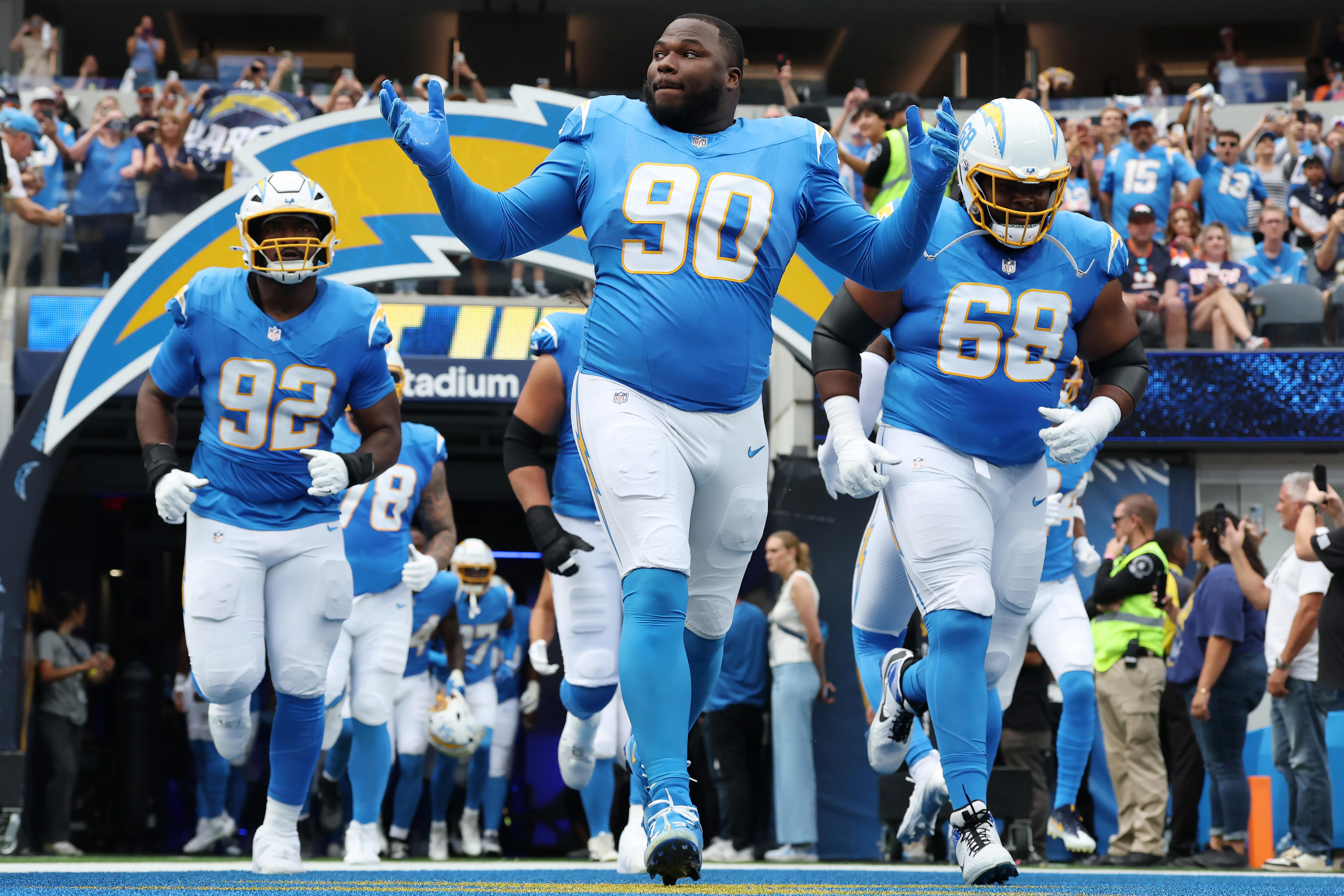 Take a look at the new uniforms the Chargers will be debuting in Week 7 ...