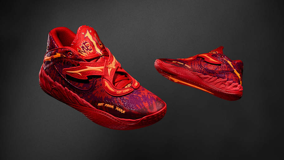 LaMelo Ball's PUMA Shoes Make Noise in the "Crowd Surf" Colorway