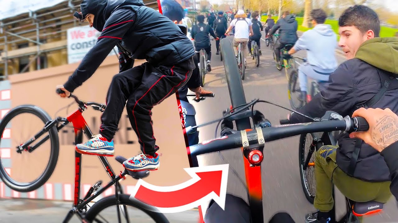 Wheelie rideout goes wrong with big crash