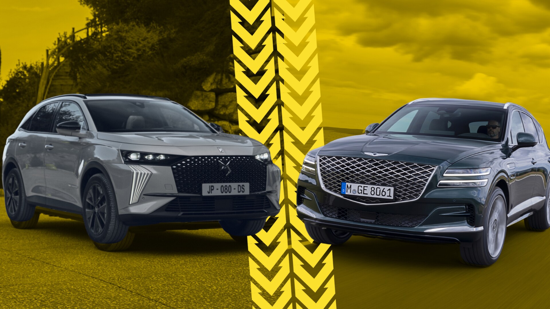 Genesis GV80 vs DS4, grande SUV de luxo vs hatchback chique francês