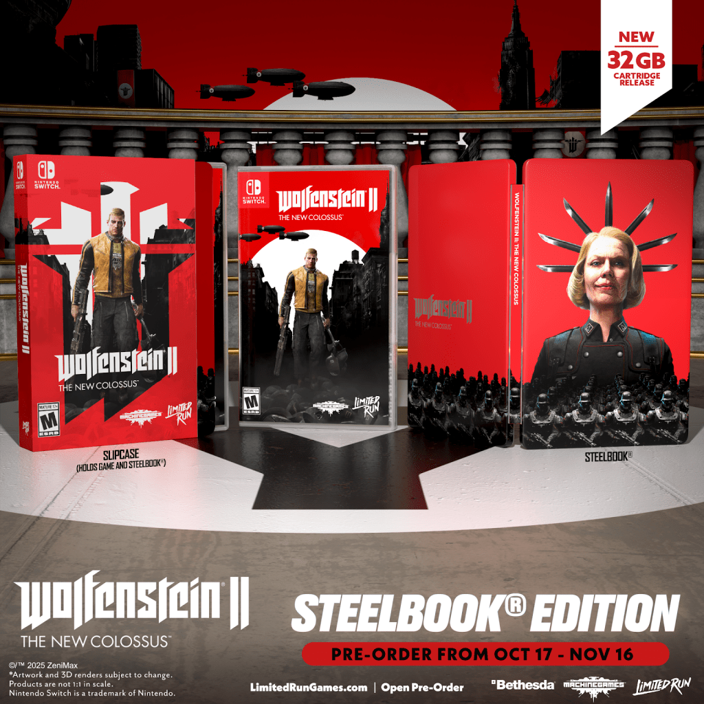 'Wolfenstein II: The New Colossus' Nintendo Switch Physical Editions ...