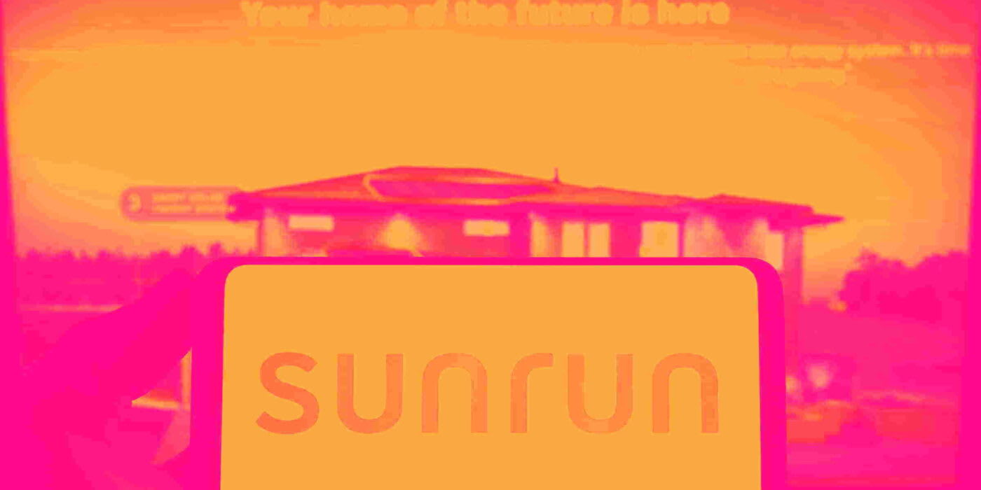 Sunrun (RUN) Stock Trades Up, Here Is Why