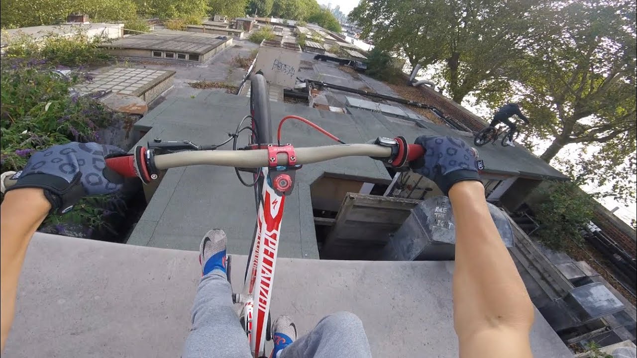 Little Harry Captures Rooftop GoPro POV Riding