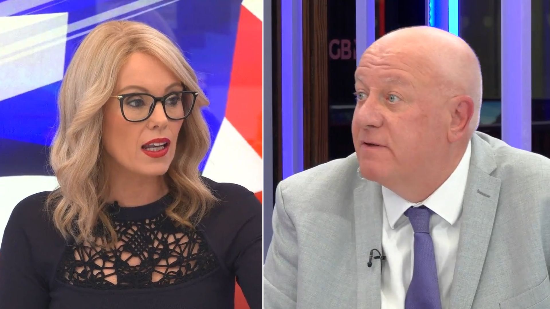 Watch moment Michelle Dewberry scolds ex-Labour MP after interruption ...