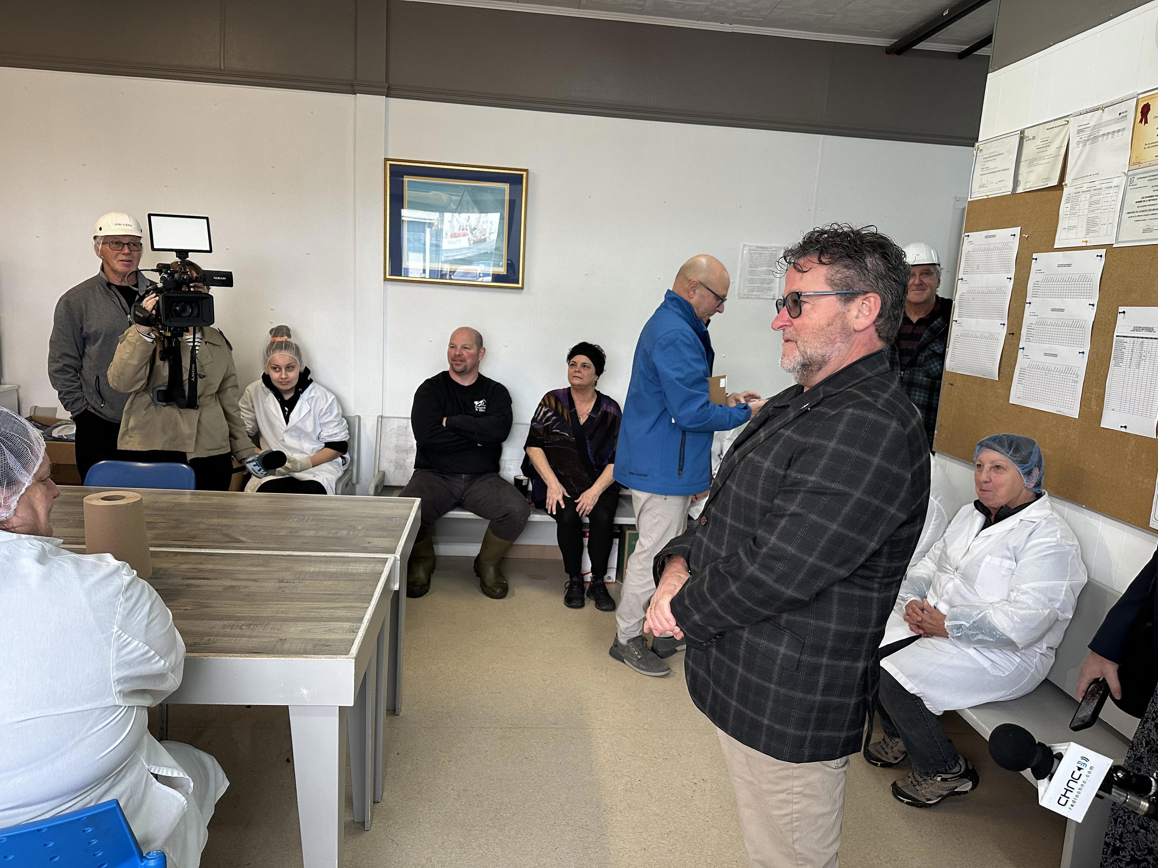 Des annonces pour le nouveau ministre des Pêcheries en Gaspésie