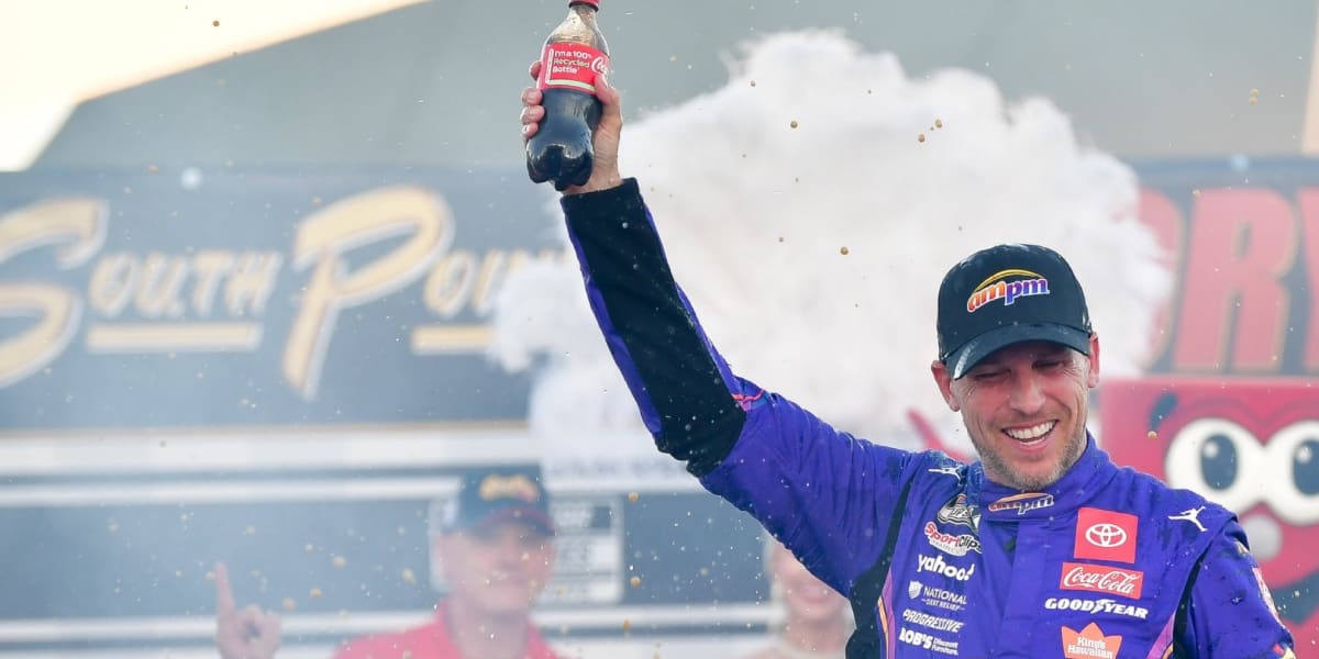 Denny Hamlin pulls back curtain on emotions amid 60th NASCAR Cup win at ...