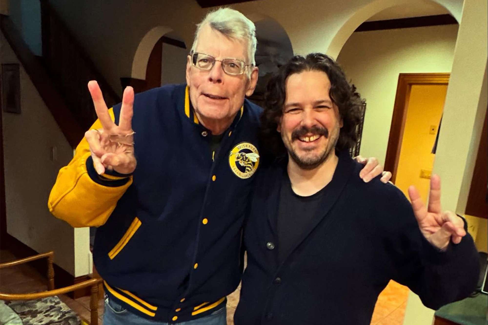 “The Running Man” author Stephen King meets remake director Edgar ...