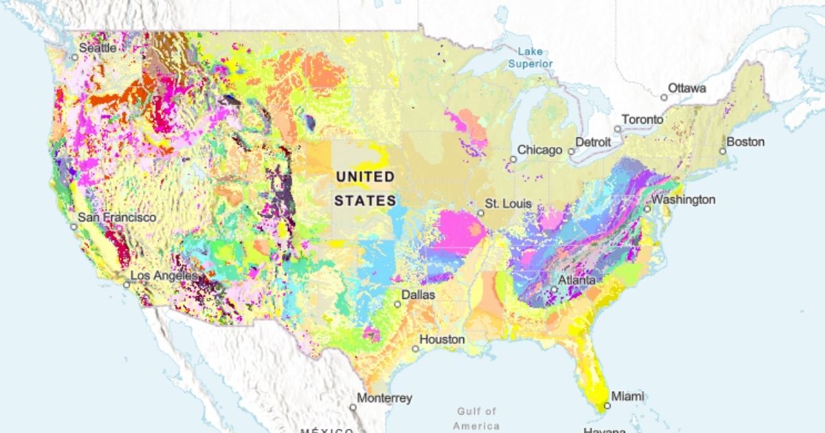 New Geologic Map Of The United States Is The Most Detailed Ever Created