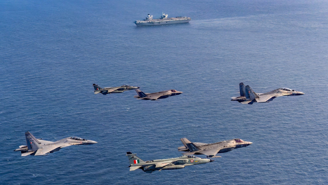 ‘Collective commitment to regional stability’: IAF, Royal Navy hold ...