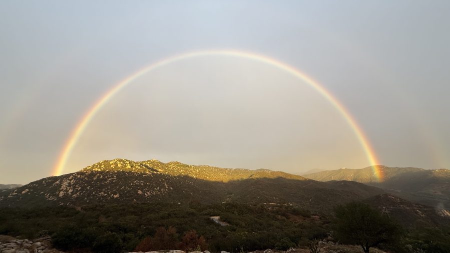 PHOTOS: Spectacular rainbow, sunset and sunrise emerge after SoCal storm