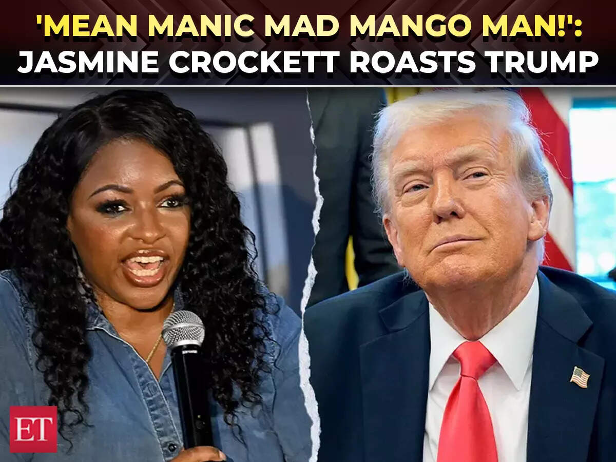 'No pearly white gates': Jasmine Crockett mocks Trump’s chances of ...