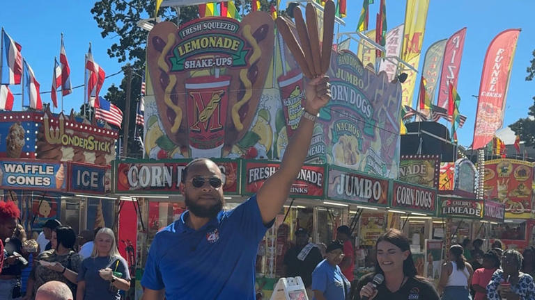 KARK 4 Today anchor Gary Burton Jr. wins corn dog eating contest at ...