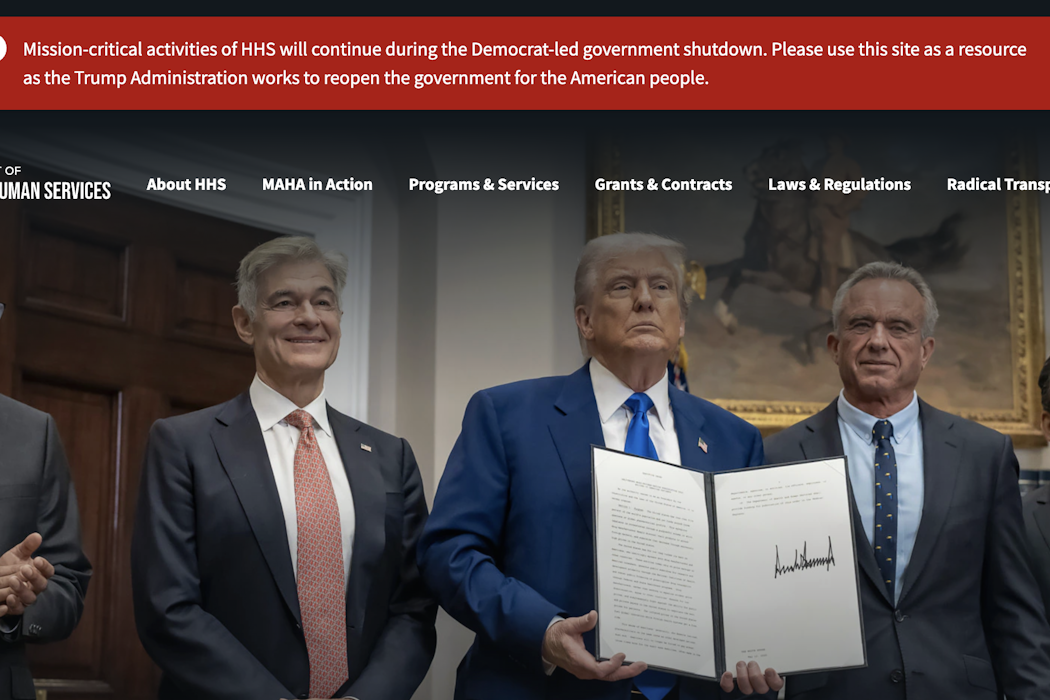 When government websites become campaign tools: Blaming the shutdown on ...