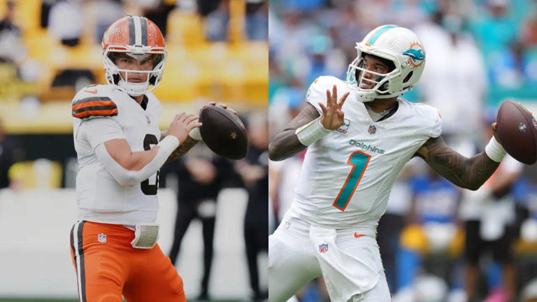 Tua Tagovailoa, Dillon Gabriel End NFL’s 19-Year Wait - Make History ...