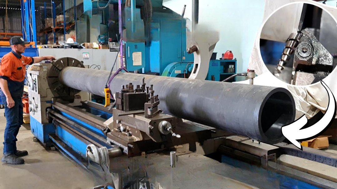Machining with the Big Lathe