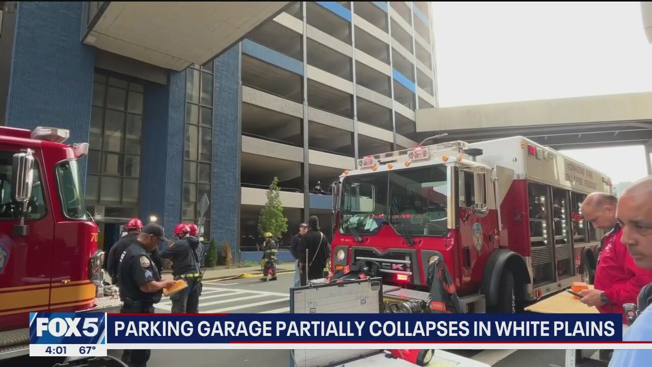 Parking garage partial collapse in White Plains, NJ fire destroys ...