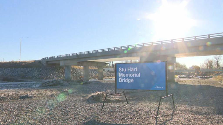 Calgary highway bridge named after professional wrestling legend Stu Hart