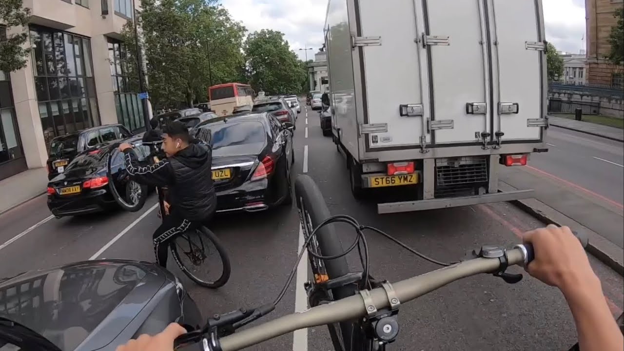 Insane wheelie session through London part two