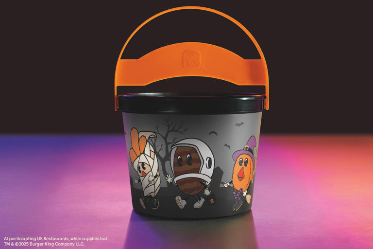 Halloween buckets at Burger King are back. Here's how to get yours.