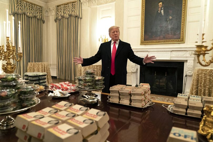 Trump's grotesque McDonald's order involves mashing Filet-O-Fish with a ...