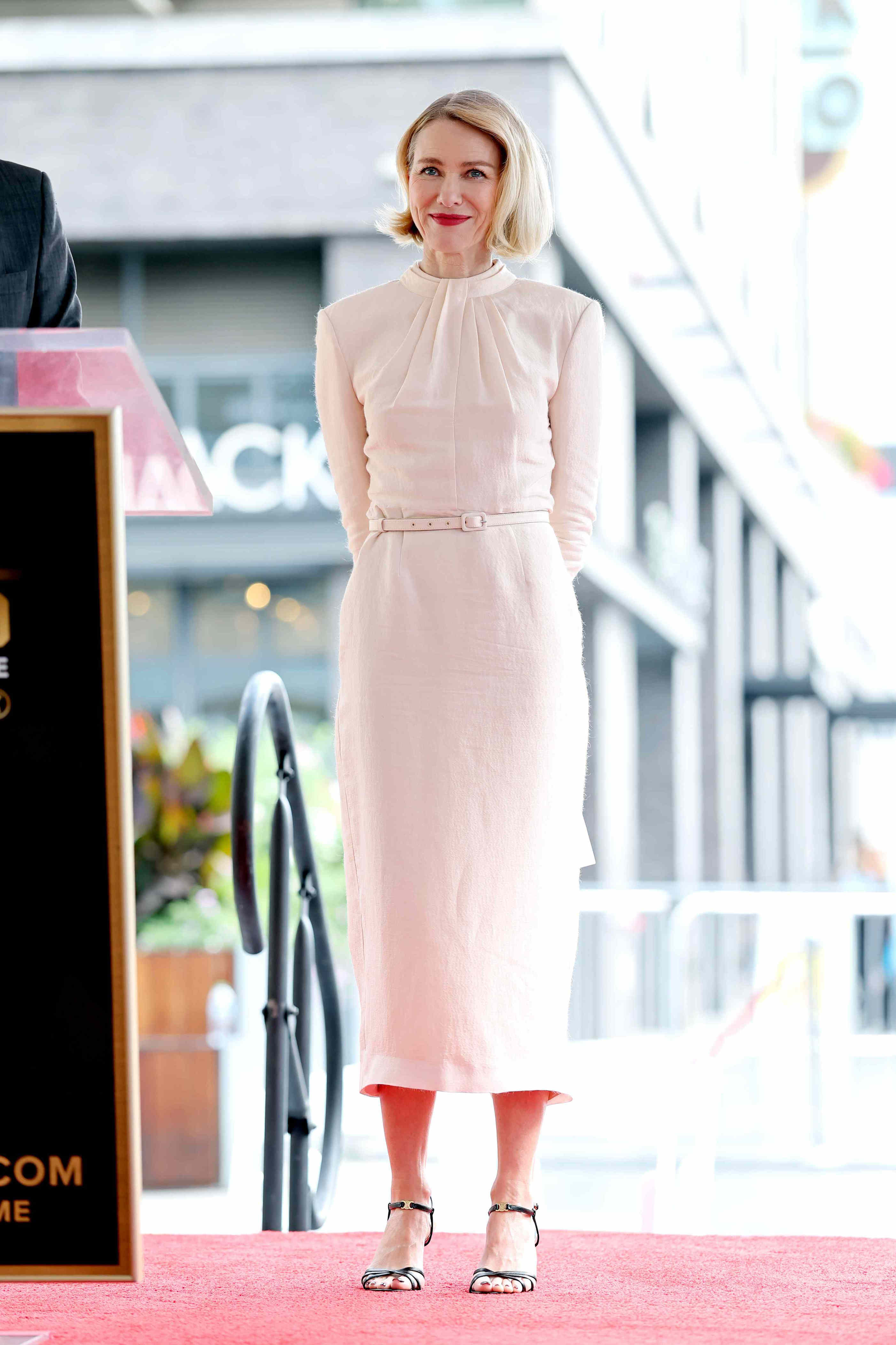 Naomi Watts Sparkles in a Sequined Turtleneck Dress That Doubles as ...