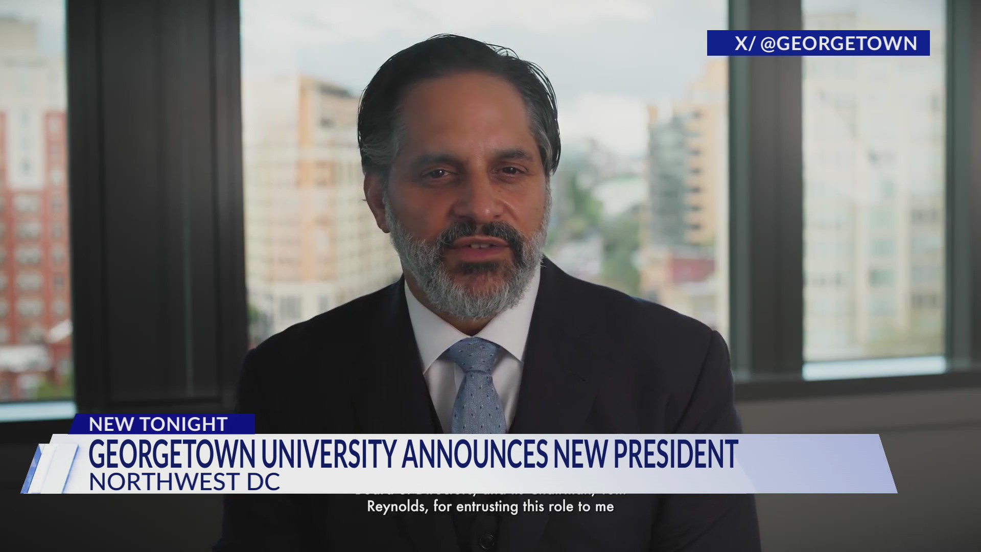 Georgetown University announces new president