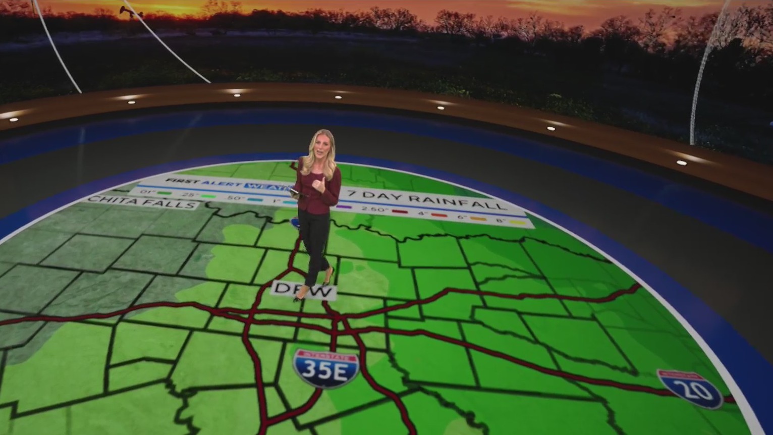 Weekend heat gives way to cooler temps and rain chances across North Texas