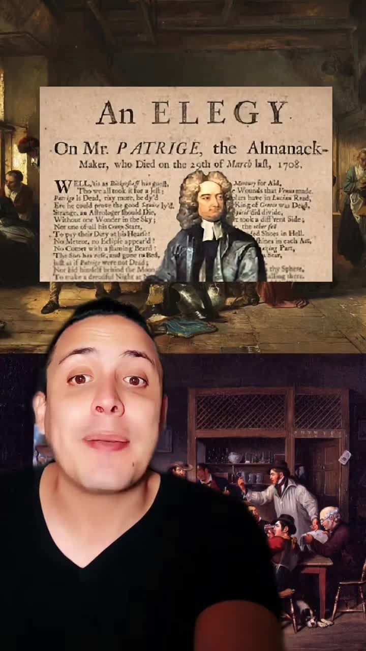 Jonathan Swift y la muerte del astrólogo John Patridge. #historia #ne...