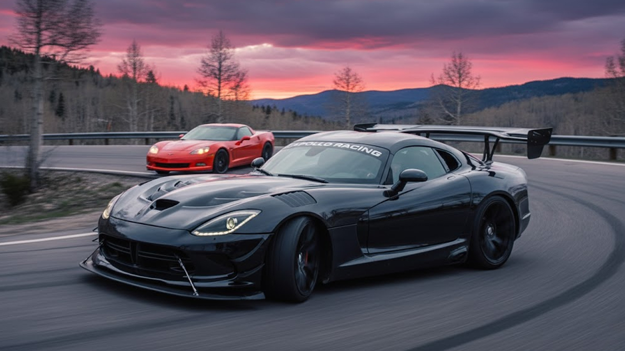 Dodge Viper vs Corvette Z06 – Mountain Road Test