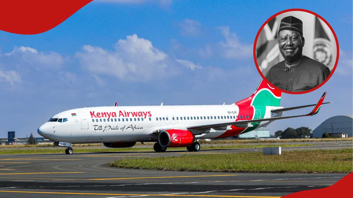 Kenya Airways flight carrying Raila Odinga's body becomes most tracked ...