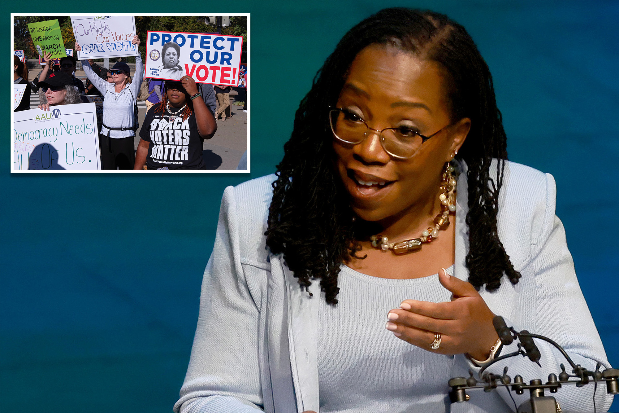 Justice Ketanji Brown Jackson argues for race-based redistricting ...