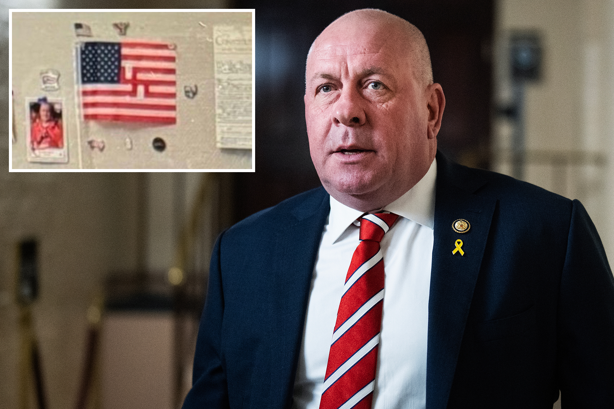 Swastika flag seen in Ohio GOP congressman’s office sparks ...