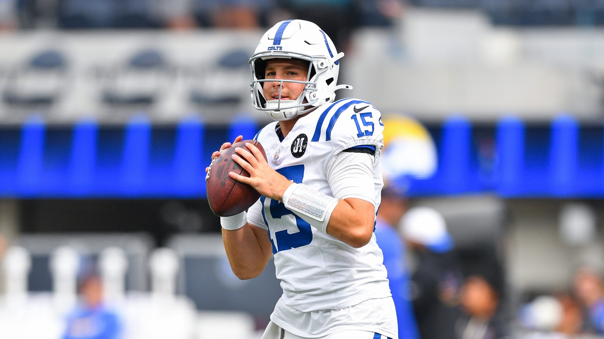 Rookie Riley Leonard will backup Daniel Jones on Sunday